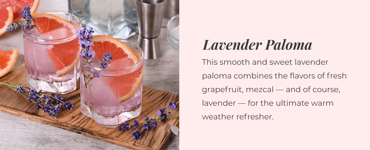 Flowery Drinks and Cocktails | Recipes from Ode à la Rose