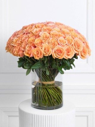 100 Roses For Delivery | Red, White & Pink | Ode à la Rose