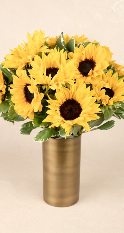 Helios Bouquet | Sunflowers + Greenery | Ode à la Rose