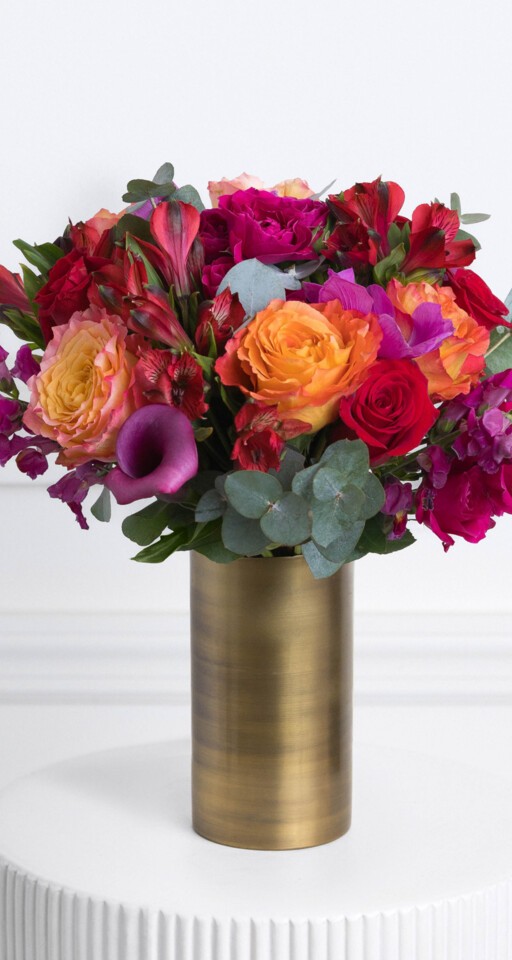 Aria Bouquet - 25 Stems in a Collection of Deep Hues