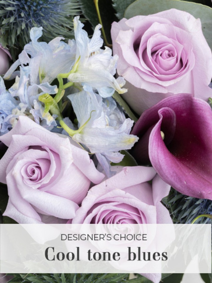 Small Designer's Choice Bouquet | Cool Tones | Ode à la Rose