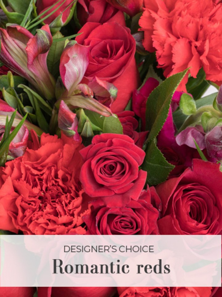 Medium Romantic Red Bouquet - 20 Stems of Elegant Roses