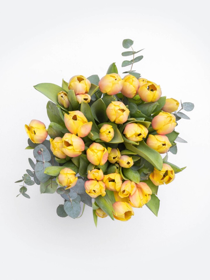 Yellow Tulip Bouquet | Chanel Bouquet | Ode à la Rose