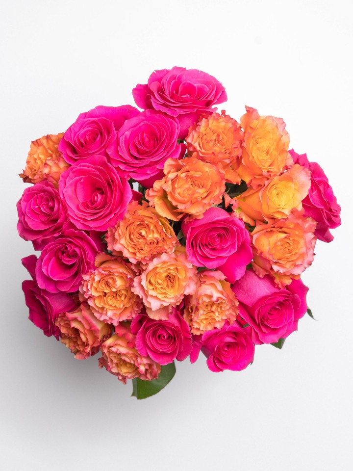 Meline | Mixed Rose Bouquet | 24 roses | Ode à la Rose