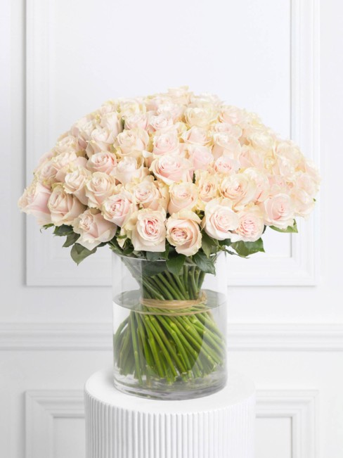 36 Pink Rose Bouquet Delivery | 3 Dozen Pink Roses | Ode à la Rose